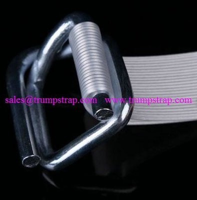composite strap, wire buckles in transport/logistics packaging, fixing, warehousing etc