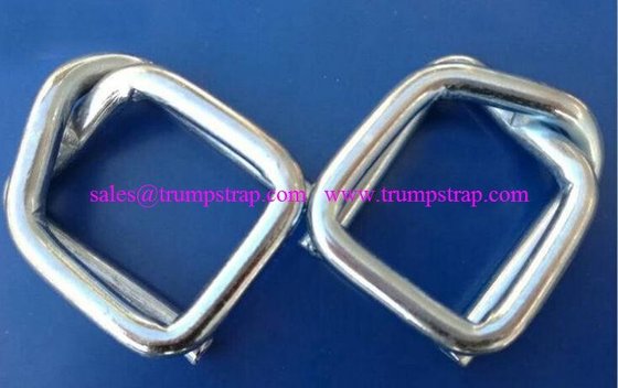 composite strap, wire buckles in transport/logistics packaging, fixing, warehousing etc