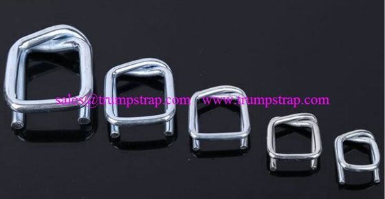 composite strap, wire buckles in transport/logistics packaging, fixing, warehousing etc