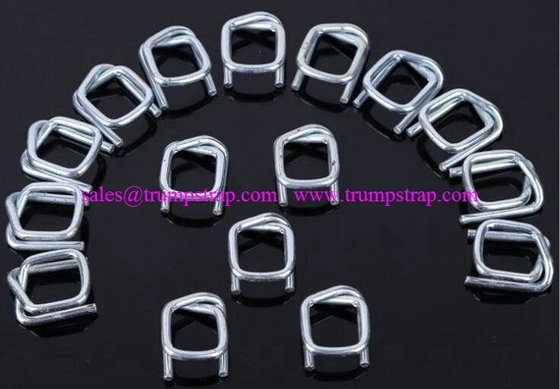 composite strap, wire buckles in transport/logistics packaging, fixing, warehousing etc