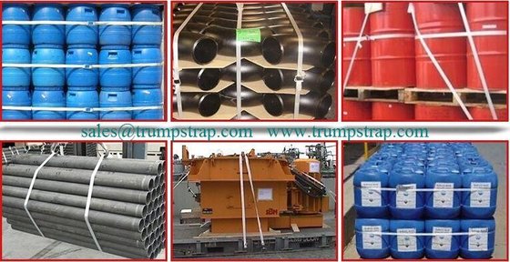 composite strap, lashing belt in transport/logistics packaging, fixing, warehousing etc