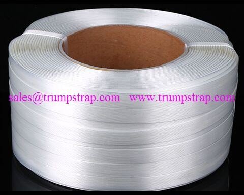 composite strap, lashing belt in transport/logistics packaging, fixing, warehousing etc