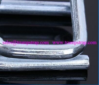 composite strap, lash buckle in transport/logistics packaging, fixing, warehousing etc