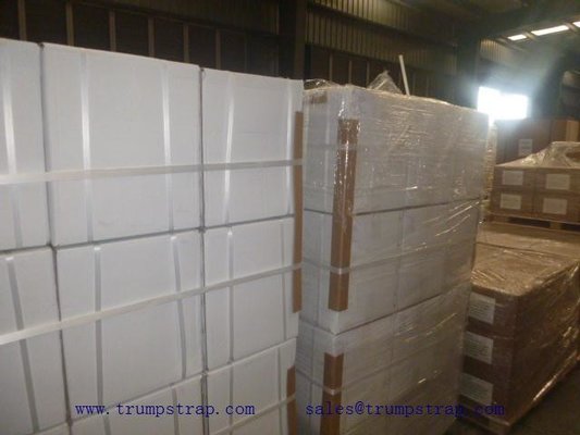 composite strap, cordstrap in transport/logistics packaging
