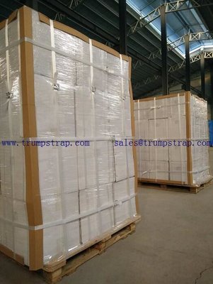composite strap, polyester strap in transport/logistics packaging