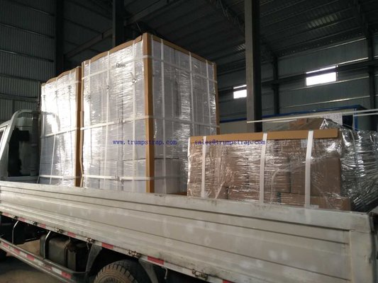 composite strap, polyester strap in transport/logistics packaging