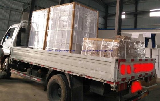 composite strap, polyester strap in transport/logistics packaging