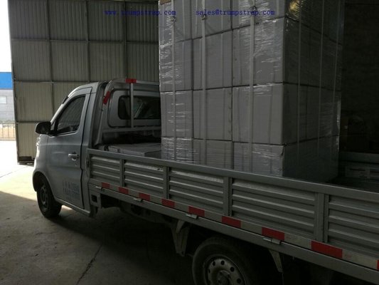 composite strap, cord strap in transport/logistics packaging