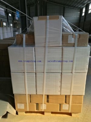composite strap, cord strap in transport/logistics packaging