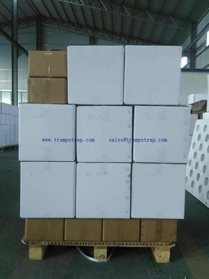 composite strap, cord strap in transport/logistics packaging