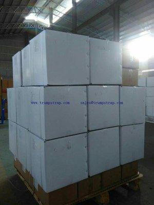 composite strap, cord strap in transport/logistics packaging