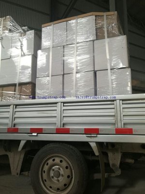 composite strap, cord strap in transport/logistics packaging