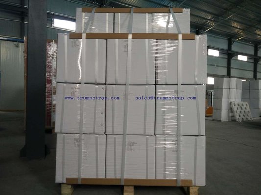 composite strap, cord strap in transport/logistics packaging