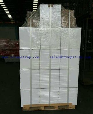 composite strap, cord strap in transport/logistics packaging