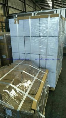 composite strap, cord strap in transport/logistics packaging