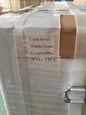 composite strap, cord strap in transport/logistics packaging