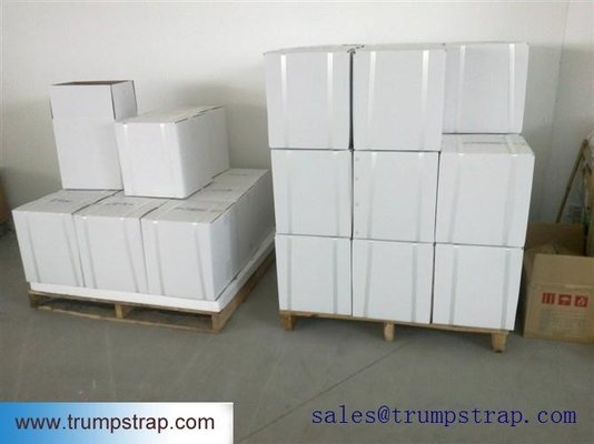 composite strap, cord strapping, woven strap in transport/logistics packaging