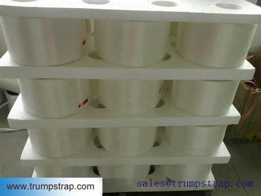 composite strap, cord strapping, cordstrap, cord lash, woven strap in transport/logistics packaging
