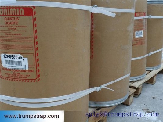 composite strap, cord strapping, cordstrap, cord lash, woven strap in transport/logistics packaging
