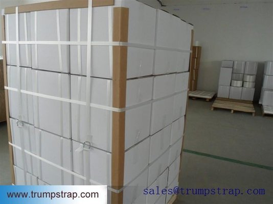 composite strap, cord strapping, cordstrap, cord lash, woven strap in transport/logistics packaging
