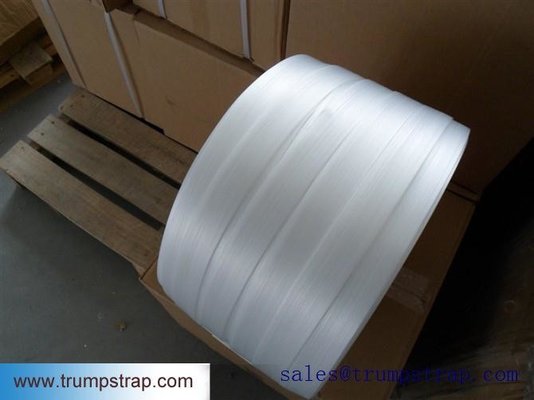 composite strap, cord strapping, cordstrap, cord lash, woven strap in transport/logistics packaging