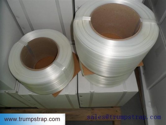 composite strap, cord strapping, cordstrap, cord lash, woven strap in transport/logistics packaging
