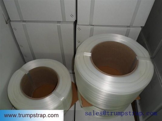 composite strap, cord strapping, cordstrap, cord lash, woven strap in transport/logistics packaging