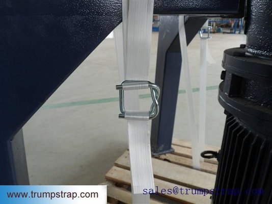 composite strap, cord strapping, cordstrap, cord lash, woven strap in transport/logistics packaging