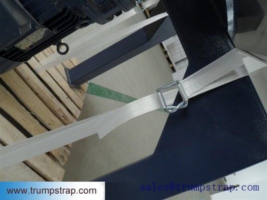 composite strap, cord strapping, cordstrap, cord lash, woven strap in transport/logistics packaging