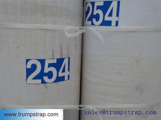 composite strap, cord strapping, cordstrap, cord lash, woven strap in transport/logistics packaging