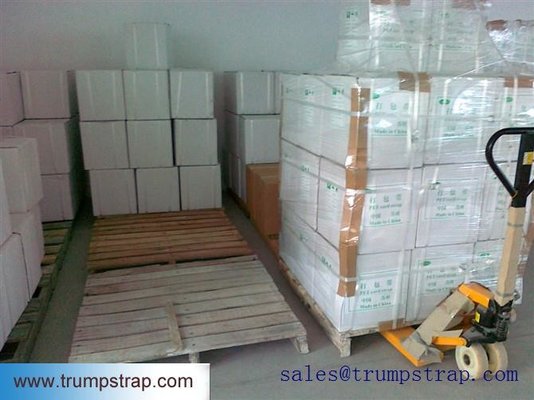 composite strap, cord strapping, cordstrap, cord lash, woven strap in transport/logistics packaging