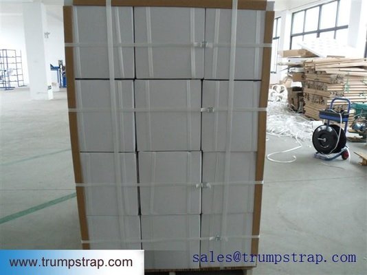 composite strap, cord strapping, cordstrap, cord lash, woven strap in transport/logistics packaging