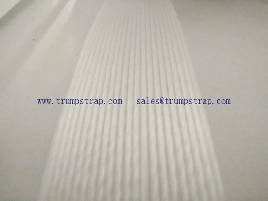 composite strap, polyester strap, cordstrap, lash webbing, dunnage bag, FIBC,woven strap in transport/logistics package