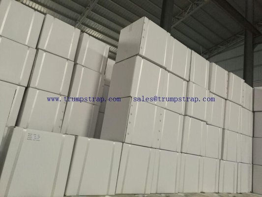 composite strap, polyester strap, cordstrap, lash webbing, dunnage bag, FIBC,woven strap in transport/logistics package