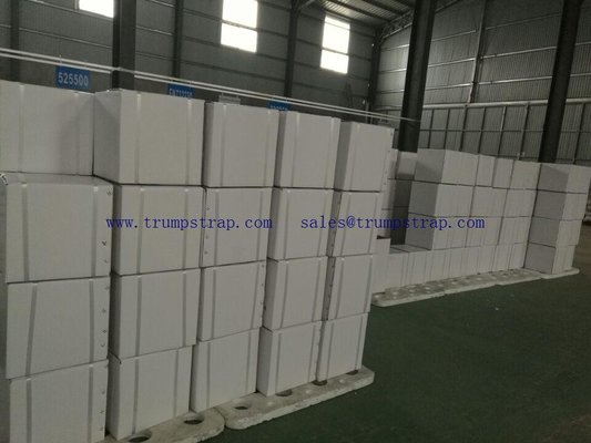 composite strap, polyester strap, cordstrap, lash webbing, dunnage bag, FIBC,woven strap in transport/logistics package