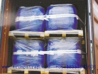 composite strap, polyester strap, cordstrap, lash webbing, dunnage bag, FIBC,woven strap in transport/logistics package