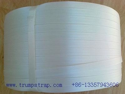 composite strap, polyester strap, cordstrap, lash webbing, dunnage bag, FIBC,woven strap in transport/logistics package