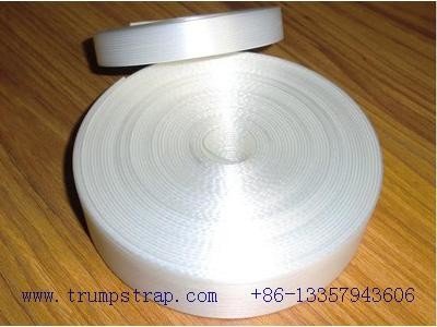 composite strap, polyester strap, cordstrap, lash webbing, dunnage bag, FIBC,woven strap in transport/logistics package