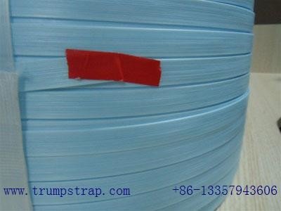 composite strap, polyester strap, cordstrap, lash webbing, dunnage bag, FIBC,woven strap in transport/logistics package