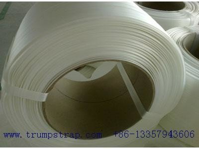composite strap, polyester strap, cordstrap, lash webbing, dunnage bag, FIBC,woven strap in transport/logistics package