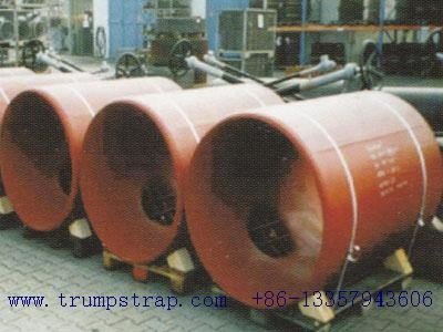 composite strap, cord lash, cordstrap, lash webbing, dunnage bag, FIBC,woven strap in transport/logistics package