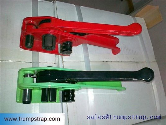 tensioner, wrapping/packaging machine, packing tool, strapping tool, manual sealer for cordstraps, PET straps, PP straps
