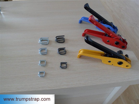 tensioner, wrapping/packaging machine, packing tool, strapping tool, manual sealer for cordstraps, PET straps, PP straps