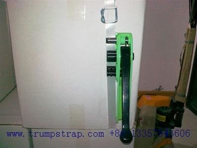 tensioner, wrapping/packaging machine, packing tool, strapping tool, manual sealer for cordstraps, PET straps, PP straps