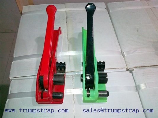 tensioner, wrapping/packaging machine, packing tool, strapping tool, manual sealer for cordstraps, PET straps, PP straps