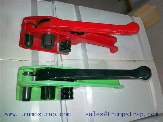 tensioner, wrapping/packaging machine, packing tool, strapping tool, manual sealer for cordstraps, PET straps, PP straps