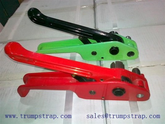 tensioner, wrapping/packaging machine, packing tool, strapping tool, manual sealer for cordstraps, PET straps, PP straps