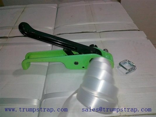 tensioner, wrapping/packaging machine, packing tool, strapping tool, manual sealer for cordstraps, PET straps, PP straps