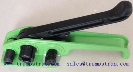tensioner, wrapping/packaging machine, packing tool, strapping tool, manual sealer for cordstraps, PET straps, PP straps
