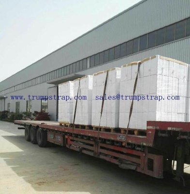 composite strap, cordstrap, cordlash, buckle, container bag in transport/logistics packaging, fixing, warehousing etc